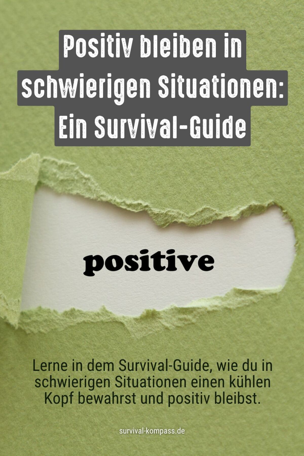 Bleib positiv trotz Widrigkeiten: Dein Survival-Guide für Krisen
