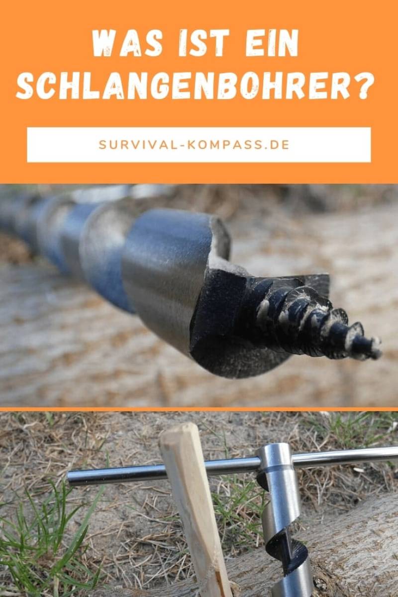 Was ist ein Bushcraft Bohrer? (oder auch Schlangenbohrer)