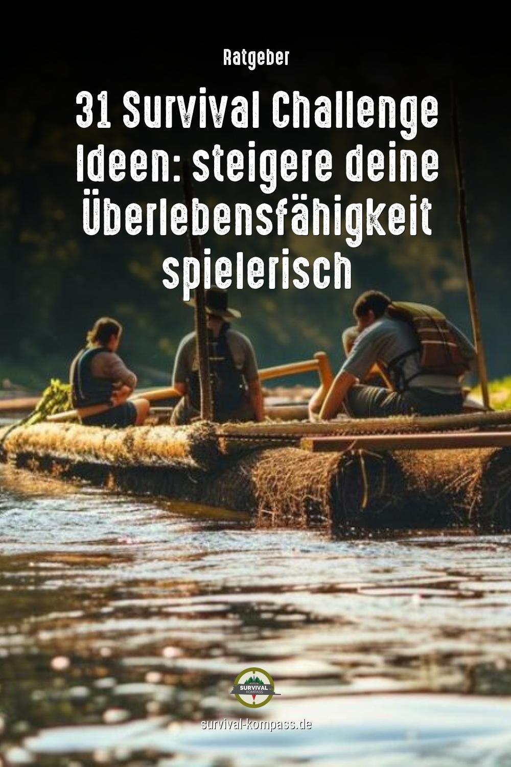 31 Survival Challenge Ideen: Aufgaben in der Wildnis